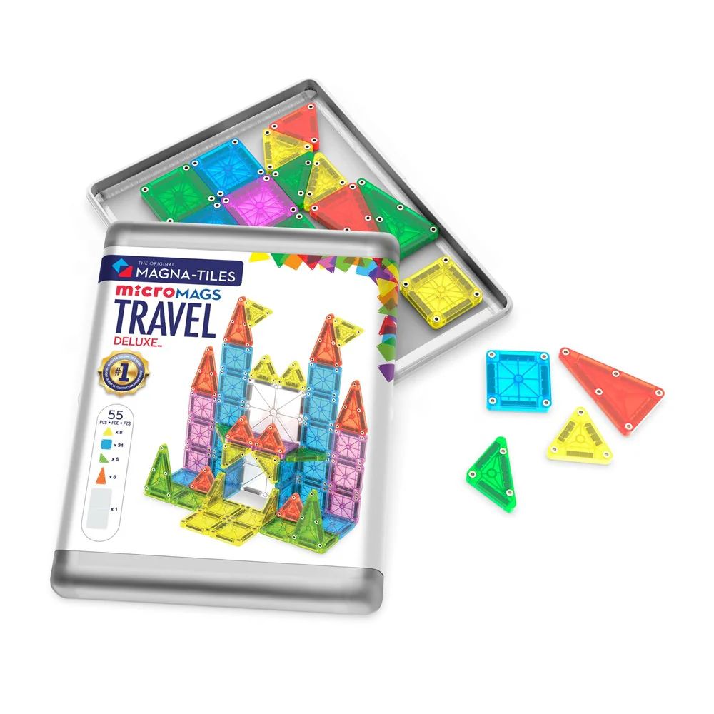 Magna-Tiles microMAGS Travel Set Deluxe - 55 Piece – youngbondi