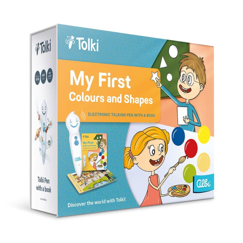 Tolki My First Colours and Shapes Set: Pen, Book and Stickers | Engage ...
